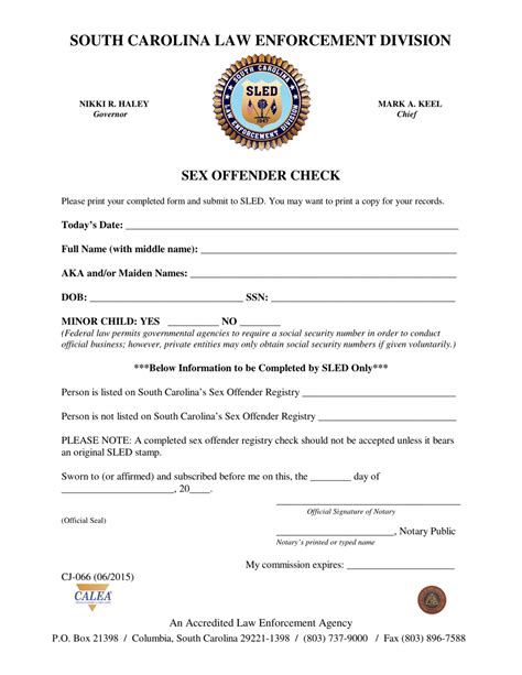 Form Cj 066 Fill Out Sign Online And Download Printable Pdf South