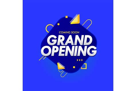 Grand Opening Soon Promo Banner Template Design