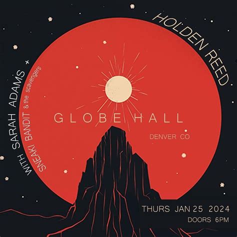 Holden Reed W Sarah Adams Sneaki Bandit And The Scavengers Globe