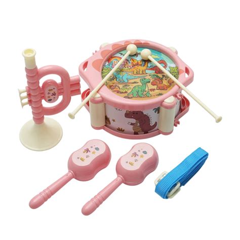 Chicyu Drum Instrument Toy Set Early Education Music Toy Percussion