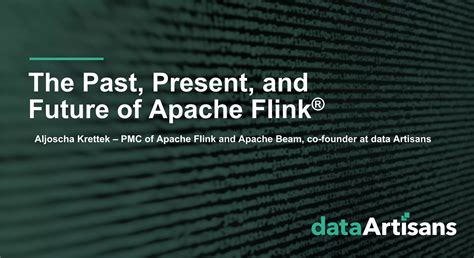 The Past Present And Future Of Apache Flink® Ppt Free Download
