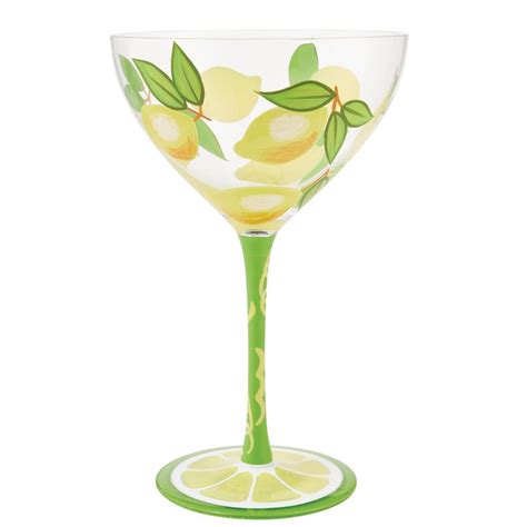 Lemon Drop Cocktail Glass Lolita The Penguin Gallery