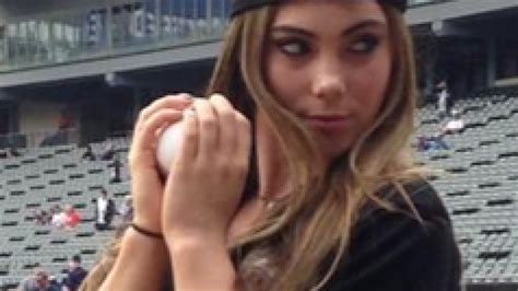 Mckayla Maroney Throws Acrobatic Ceremonial First Pitch Video Nbc