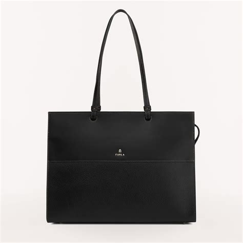 Shop Latest Trending Furla Nero Color Tote Bags Online Italian