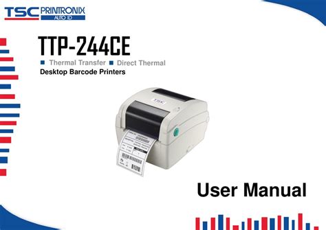 Tsc Prontronix Ttp 244ce User Manual Pdf Download Manualslib