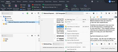 Maxqda Tutorial How To Code Interviewfocus Group Data