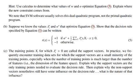 7 Theory Of Hard Margin Support Vector Machines A