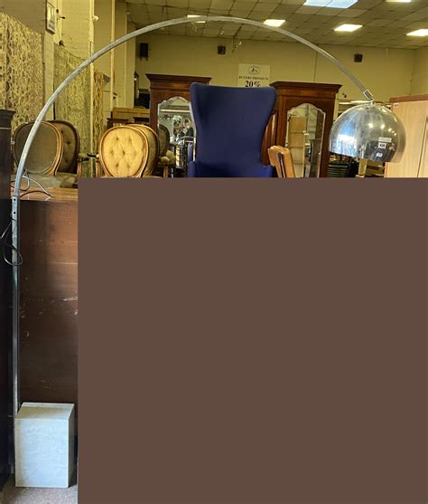 Chrome Lamp With Marble Base Flos Arco Southgate Auction Rooms