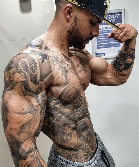 Pin By Momo On Tatouage Tattoed Guys Bearded Men Hot Inked Men
