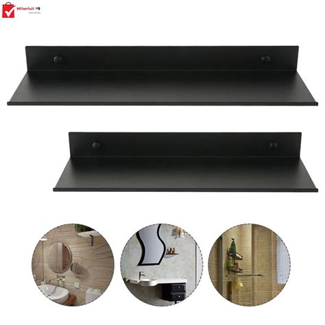 Floating Shelves Wall Mounted Storage Shelves Rustproof Space Aluminum
