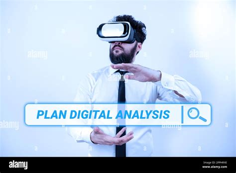 sign displaying plan digital analysis concept meaning analysis of