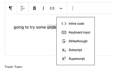 Underline Inline Style Outputs Code On The Front End · Issue 140