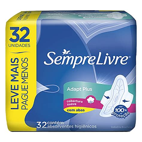 Sempre Livre Adapt Plus Suave C Ab C 32 L P Drogafuji Drogafuji