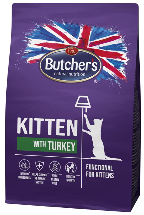 Butchers Functional Kitten Functional Cat Food With Turkey Butchers