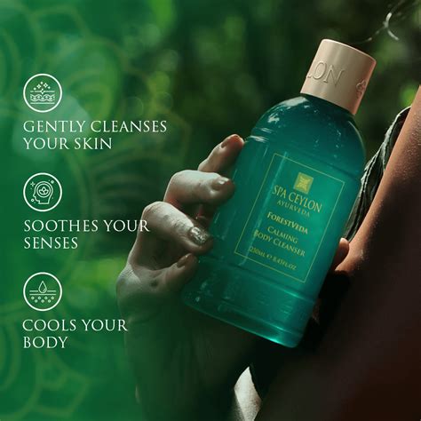 Forestveda Calming Body Cleanser 250ml Spa Ceylon Sri Lanka