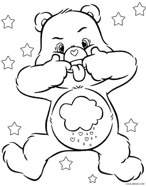 Care Bear Coloring Pages Valentines Free Coloring Sheets Bear