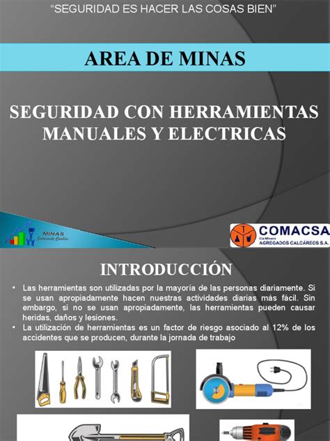 Seguridad Con Herramientas Manuales Y Electricas Pdf