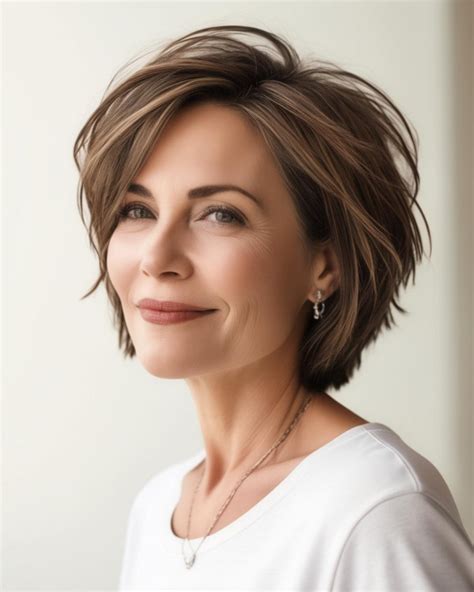 37 Short Haircuts For Women Over 40 Chic Layered Bob