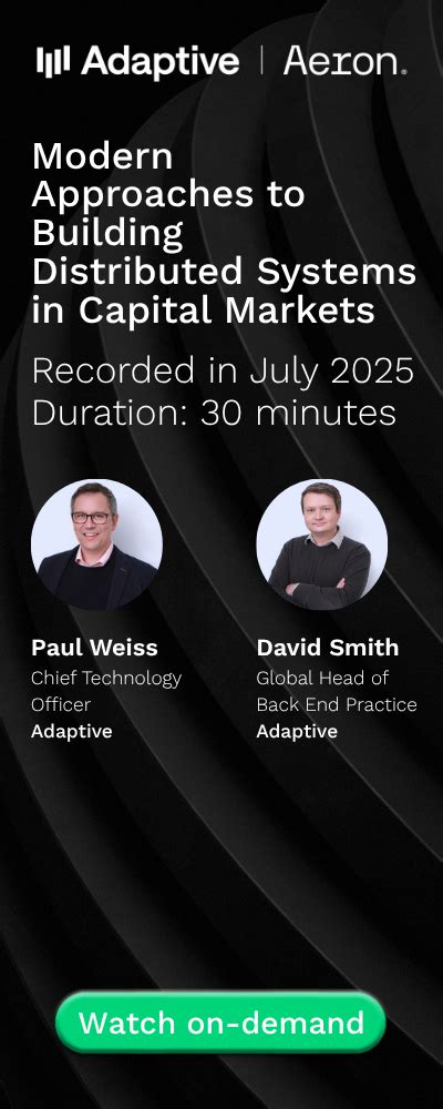 Webinar Modern Approaches To Building Distributed Systems