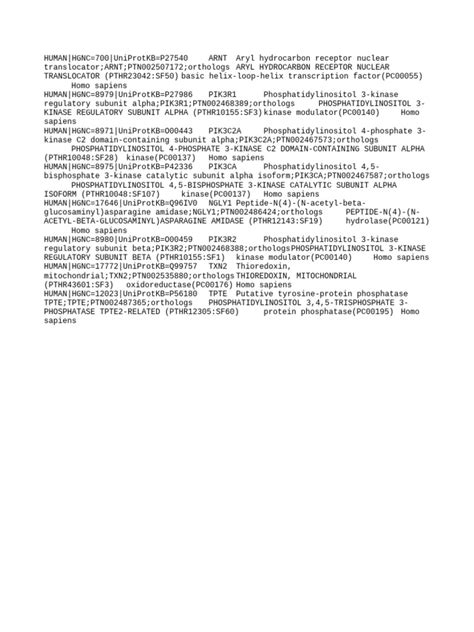 Hypoxia Response Via Hif Activation P00030 Pdf Wellness Science