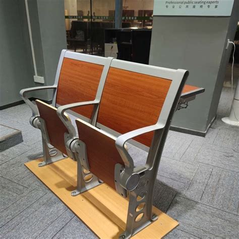 阶梯教室椅报告厅路演汇报课桌椅会议室大学课堂可折叠多功能座椅