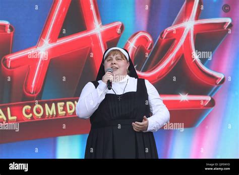 Lizzie Bea As Sister Mary Robert In Sister Act The Musical Performing