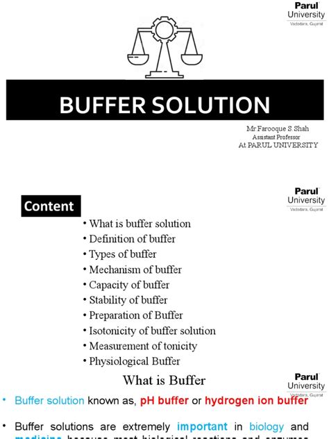 Understanding Buffer Solutions In Biology Pdf Buffer Solution Ph