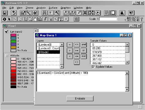 map query with arcview download scientific diagram