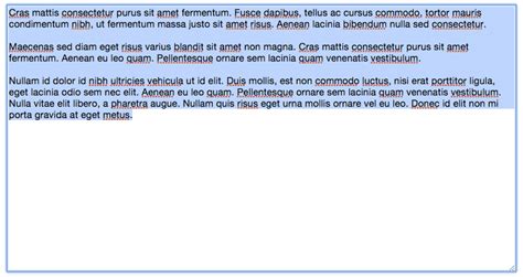 javascript is there a css property to define selection overflow