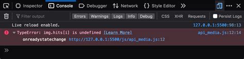 Javascript Getting A Typeerror Error On Console With An Ajax Script