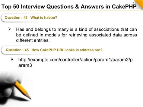cakephp interview questions unique interview questions
