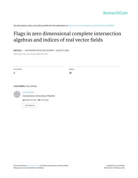 Pdf Flags In Zero Dimensional Complete Intersection Algebras And