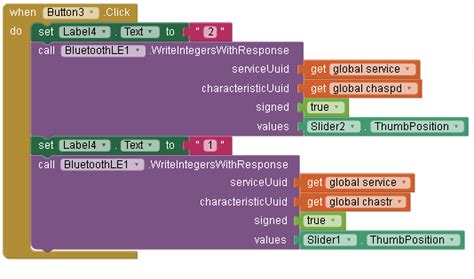 Trouble With Writing To My Arduino Nano With Ble Mit App Inventor Help Mit App Inventor