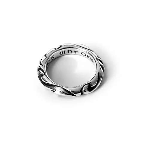 Scroll Band Ring Chrome Hearts Luxury Usa Brand Scroll Band Ring Chrome Hearts Luxury Usa Brand