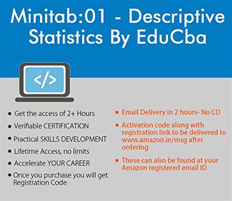 Minitab01 Descriptive Statistics By Educba Email Delivery In 2