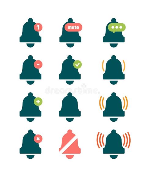 Phone Interface Bar Mobile Network Wifi 5g Signal Battery Status Symbols Vector Collection