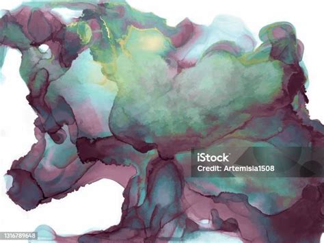 카멜레온 색상 골드 반짝이갈색 수채화 배경 수채화 알코올 잉크 스플래시 액체 흐름 텍스처 페인트 노란색 추상 디지털 종이 순수