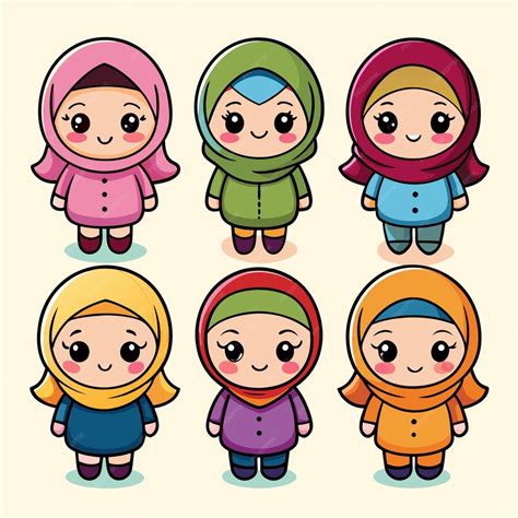 Premium Vector Cute Chibi Stickers