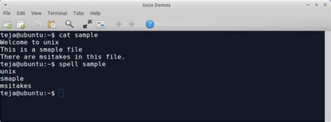 Basic Unix Commands Startertutorials