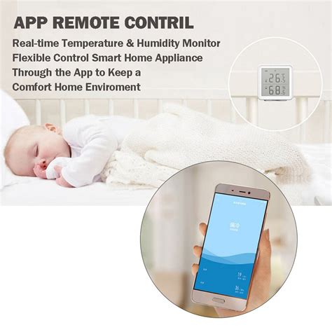 Tuya Wifi Temperature And Humidity Sensor Smart Ho Grandado