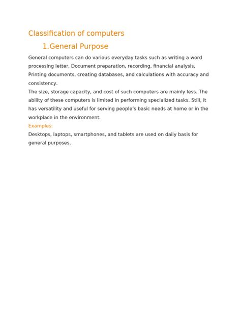 Classification Of Computers Pdf