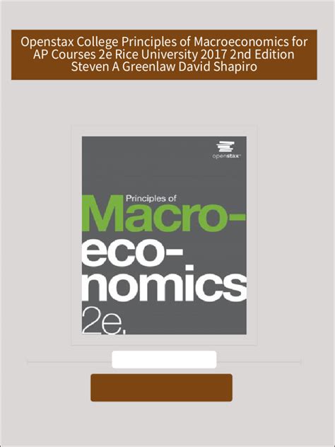 Full Download Openstax College Principles Of Macroeconomics For Ap Courses 2e Rice University