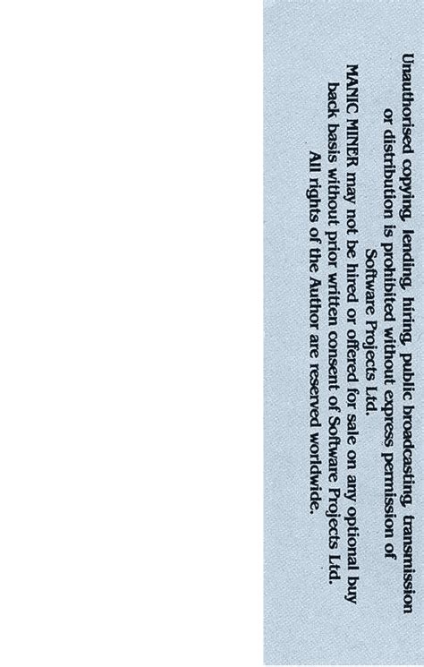 Manic Miner Images Launchbox Games Database