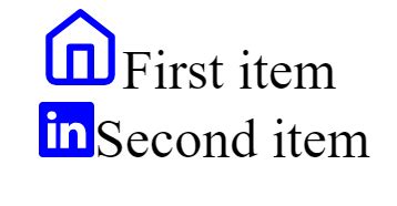 Html Customizing List Items With SVG Icons Stack Overflow