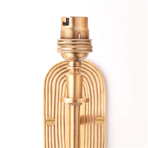 Loop Wall Fitting In Brass