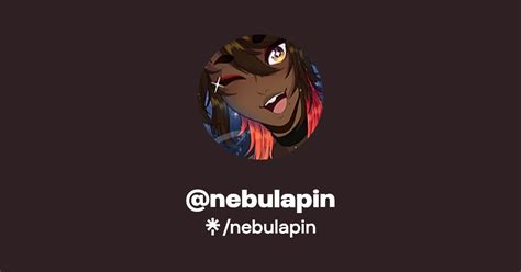 Nebulapin Twitter Instagram Twitch Linktree