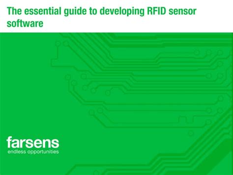 Developing Software For Rfid Sensor Systems Ppt