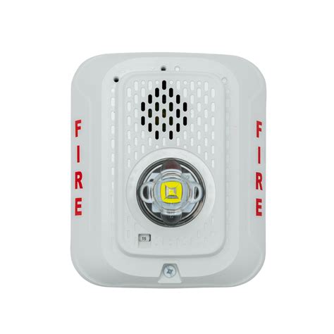 System Sensor® P2wled B Led Horn Strobe 2 Wire Indoor Wall White