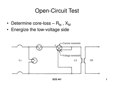 What Is The Difference Between Open Circuit And Short Test