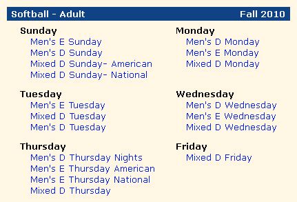 Day Of Week Sorting Help QuickScores Com